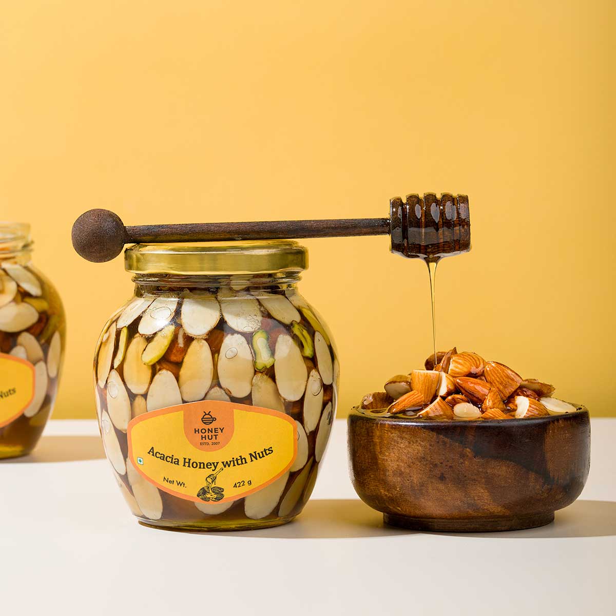 Acacia Honey with Almond Nuts – Honey Hut